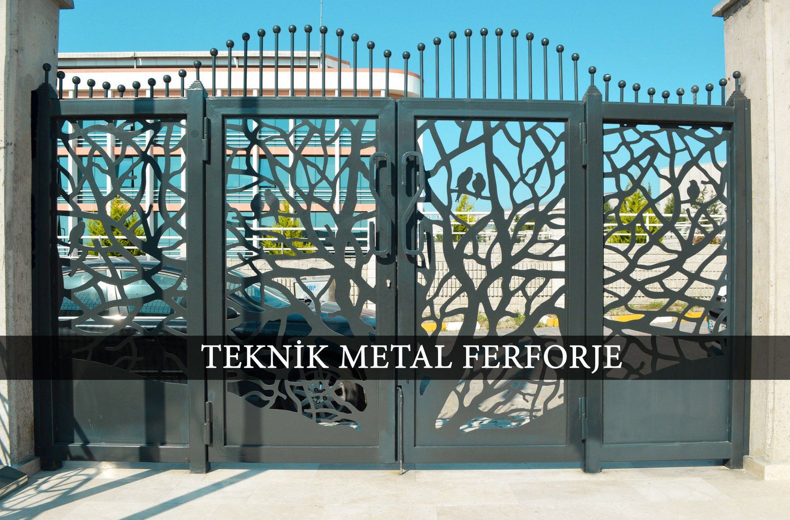 FERFORJE BAHÇE KAPILARI - Teknik Metal Ferforje