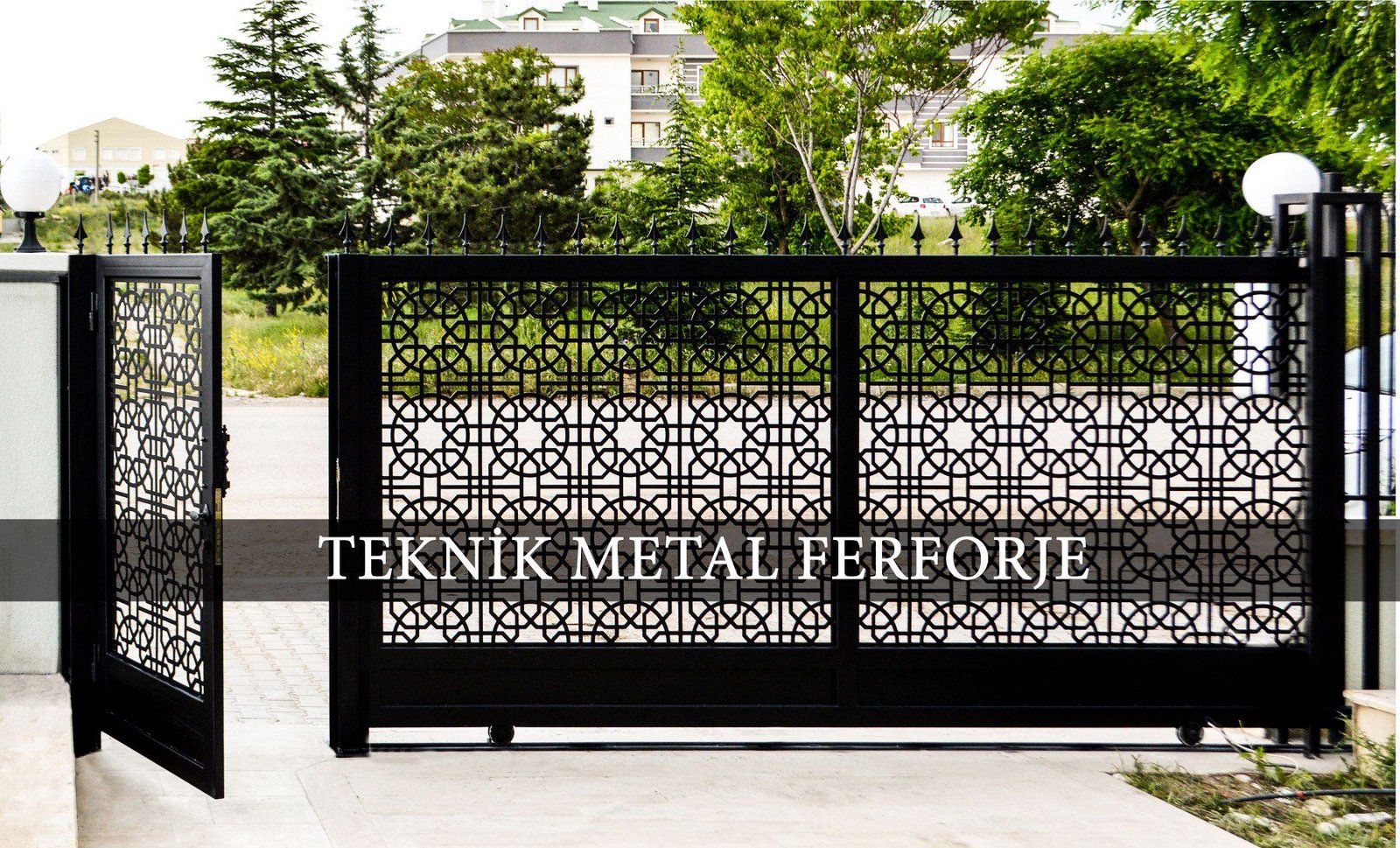 FERFORJE BAHÇE KAPILARI - Teknik Metal Ferforje